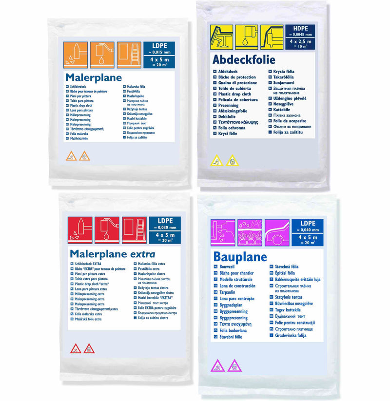 Abdeckmaterial für Maler und Lackierer